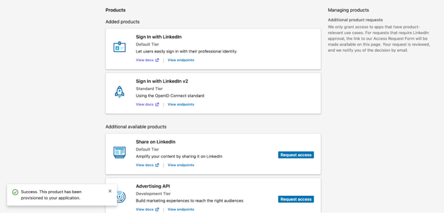 Enabling LinkedIn’s OIDC Authentication Enabling LinkedIn’s OIDC Authentication