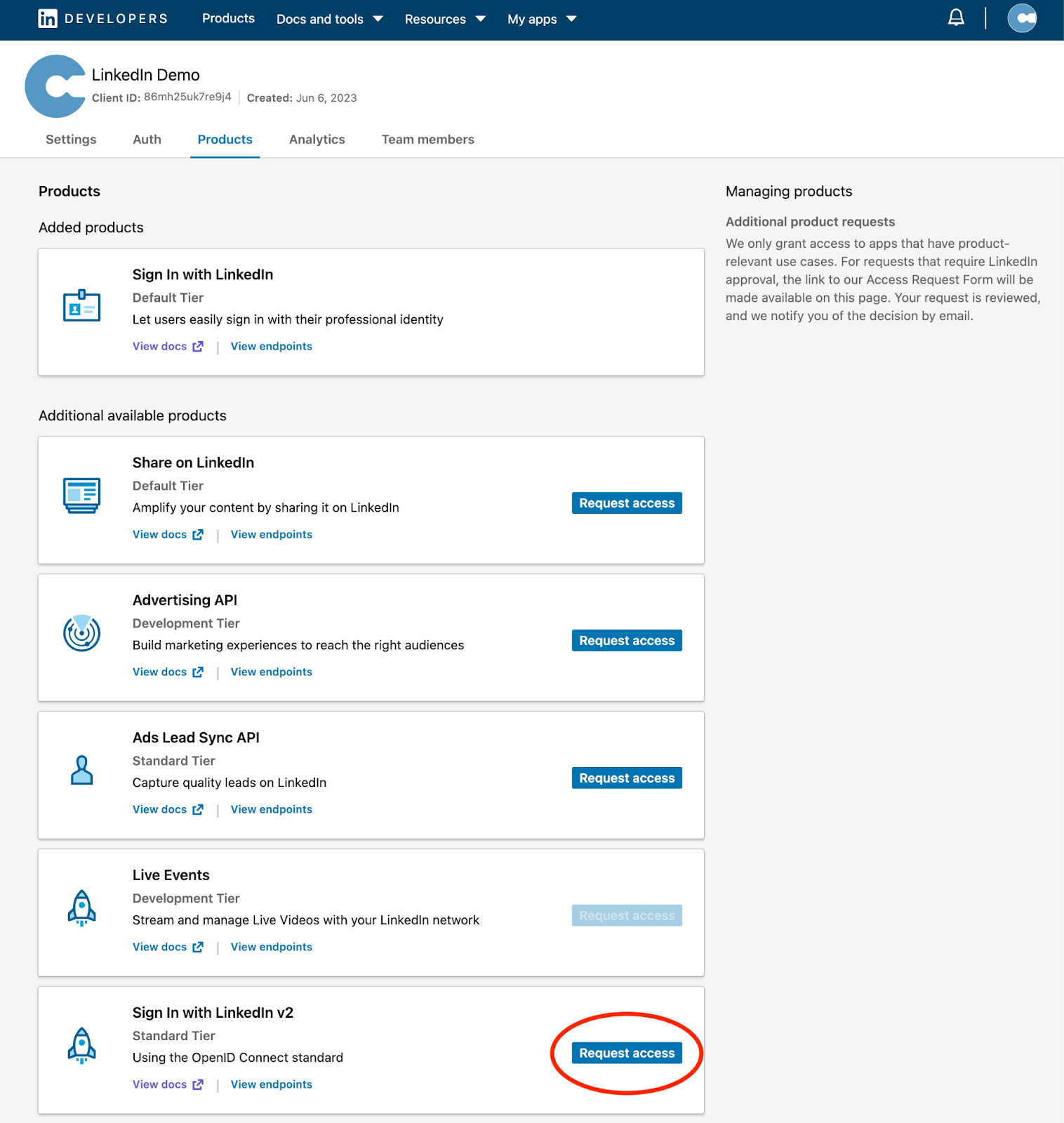 Enabling LinkedIn’s OIDC Authentication